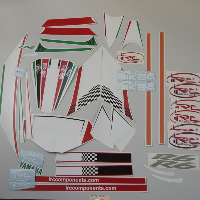 Motorbike Stickers Yamaha R6 IRC (2006-2012)