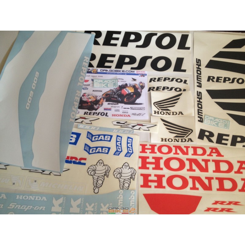 Kit Adesivo Race Replica Honda MotoGp Repsol 2006
