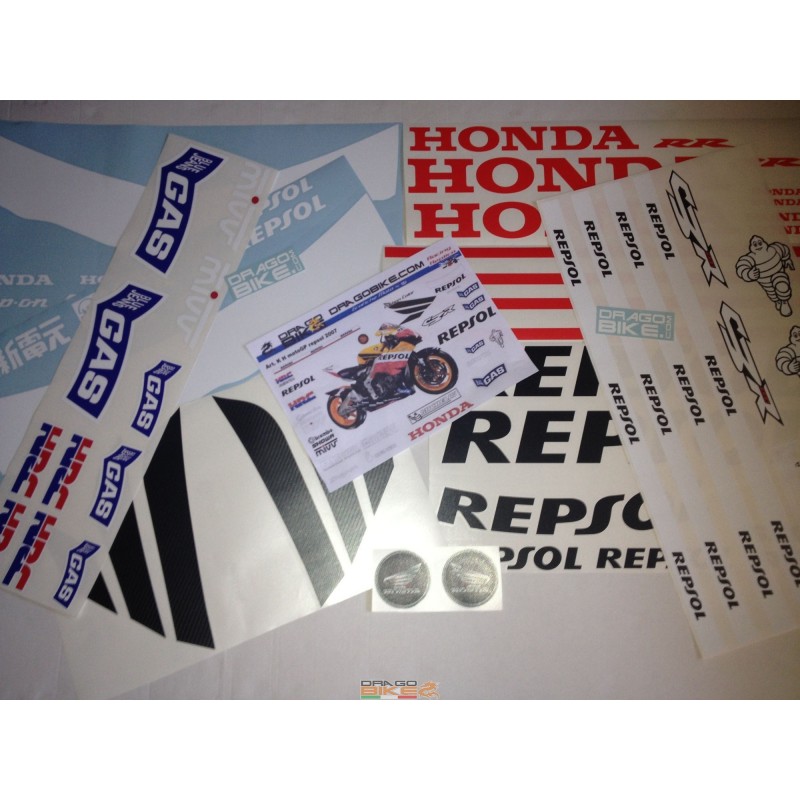 Stickers Kit Race Replica Honda MotoGp Team Repsol 2007