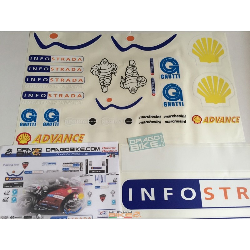 Stickers Kit Ducati 998 SBK 2002 Infostrada Wind