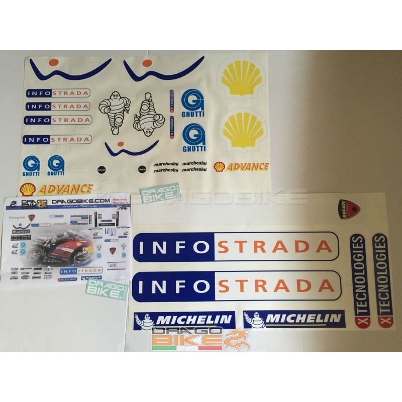 Stickers Kit Ducati 998 SBK 2002 Infostrada Wind
