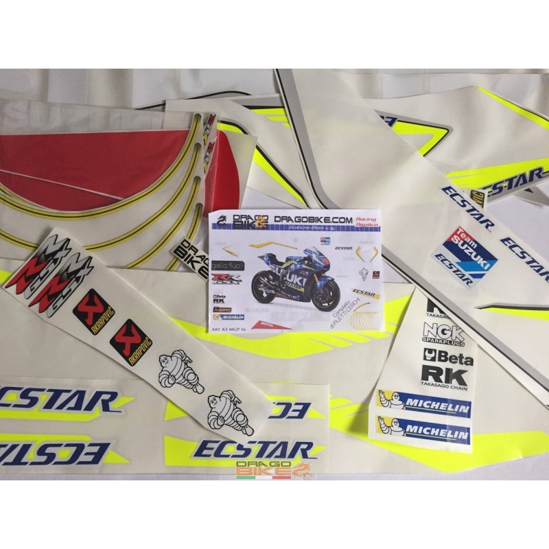 Motorbike Stickers Kit Suzuki MotoGP 2016