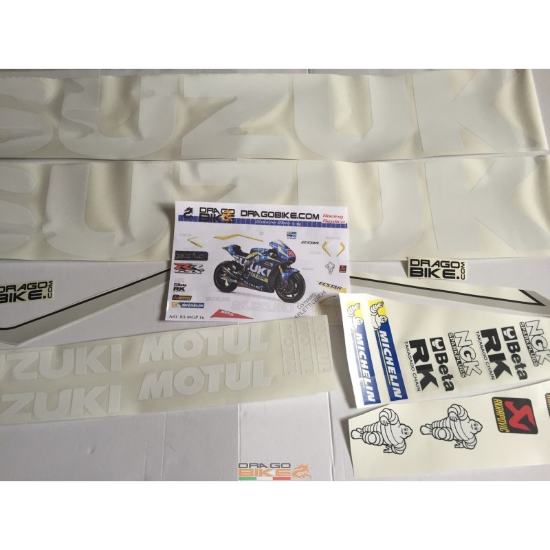 Motorbike Stickers Kit Suzuki MotoGP 2016