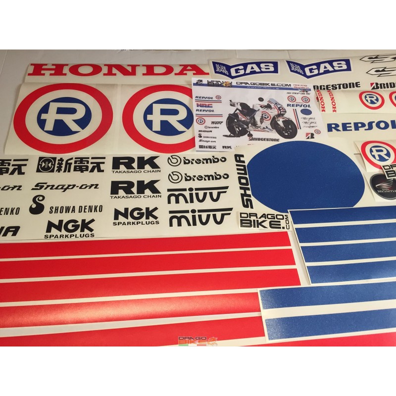 Stickers Kit Honda MotoGP Repsol VR 2008