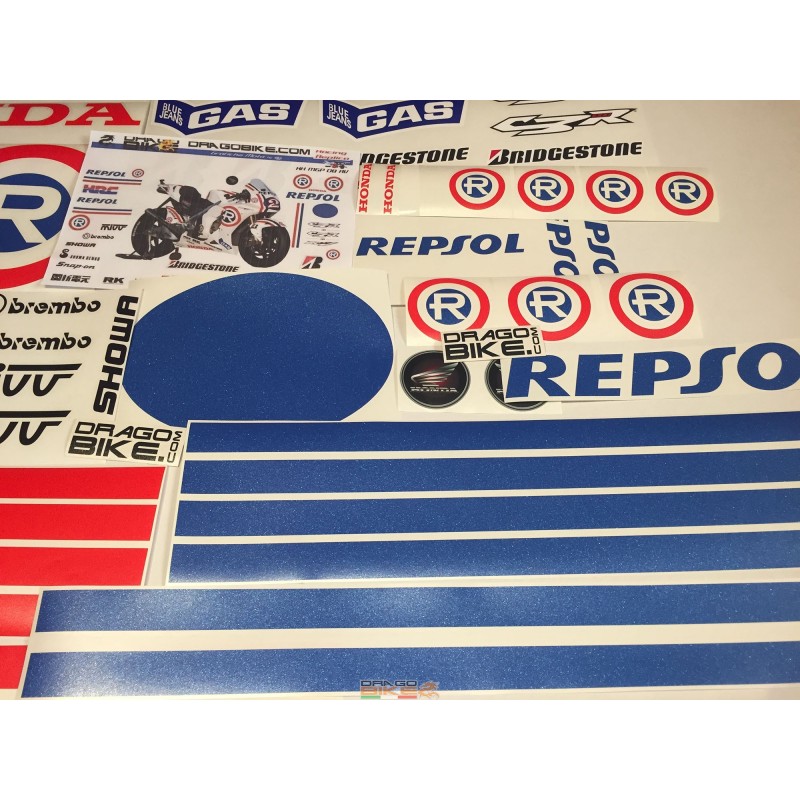 Stickers Kit Honda MotoGP Repsol VR 2008