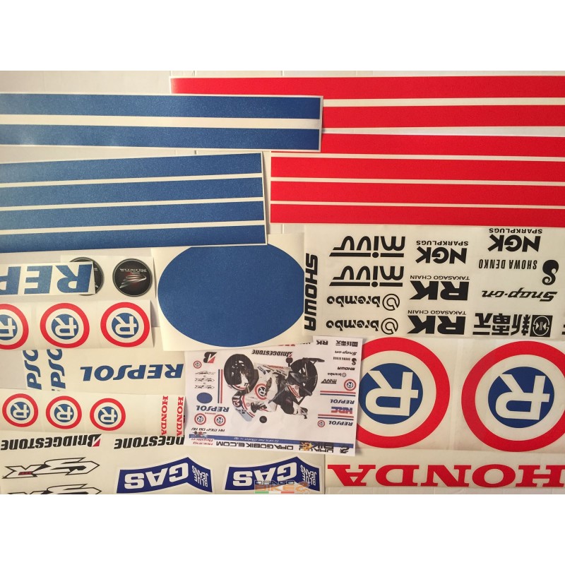 Stickers Kit Honda MotoGP Repsol VR 2008