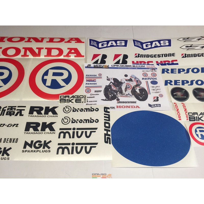 Stickers Kit Honda MotoGP Repsol VR 2008
