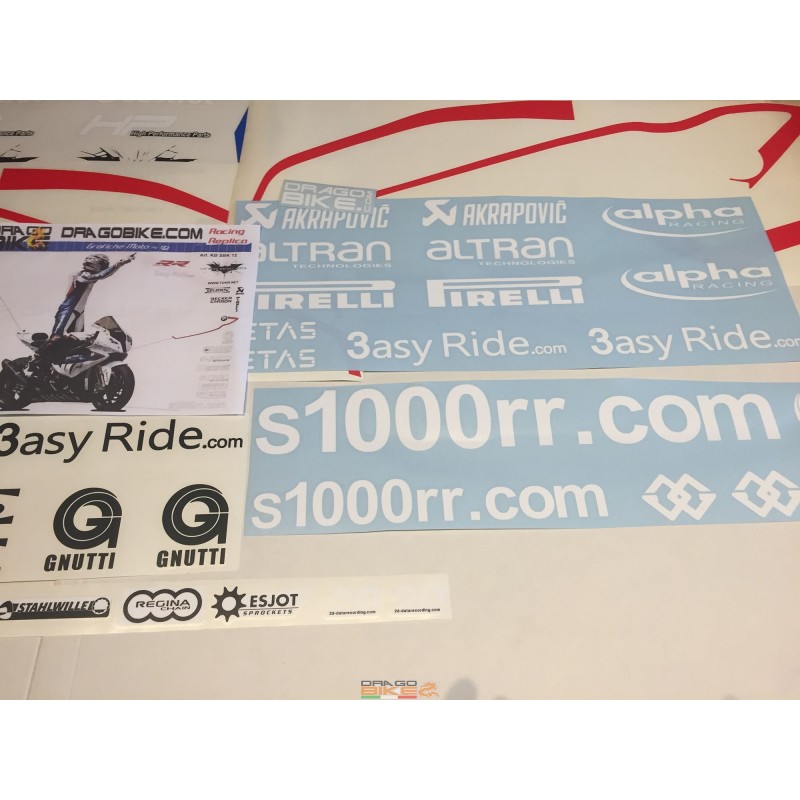 Motorbike Stickers Kit BMW Superbike 2012 Motorrad Melandri