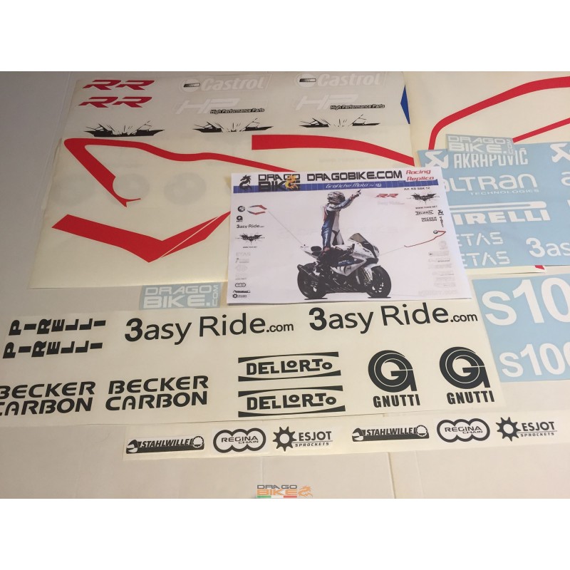 Motorbike Stickers Kit BMW Superbike 2012 Motorrad Melandri