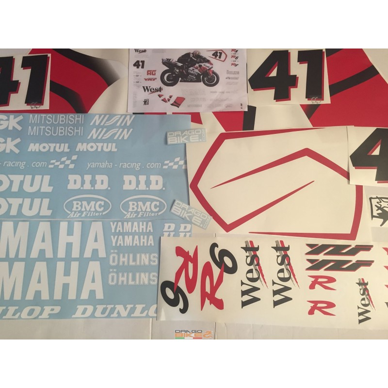 Motorbike Stickers Kit Yamaha SBK 2000 West