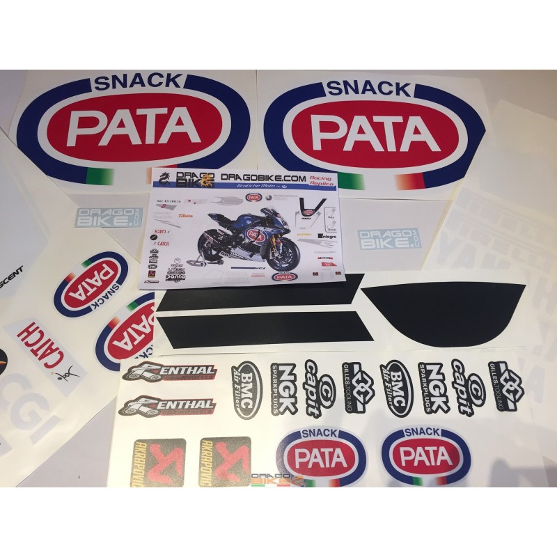 Motorbike Stickers Yamaha SBK Pata Team for R1 2015-2016